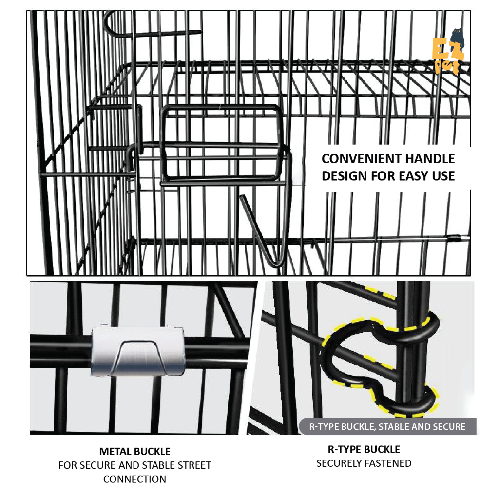 Foldable Pet Cage | Ezpet Official Store